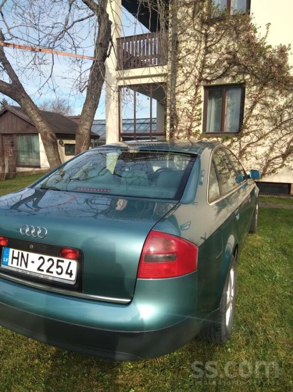 Green Audi A6 1998 in Riga, with an engine capacity of 2.40 L and mileage of 190 thousand km for 1550 €, photo 3 on AUTOMOTO.COM.LV