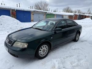 Green Audi A6 1998 in Daugavpils, with an engine capacity of 2.40 L and mileage of 382 thousand km for 1100 €, photo 3 on AUTOMOTO.COM.LV