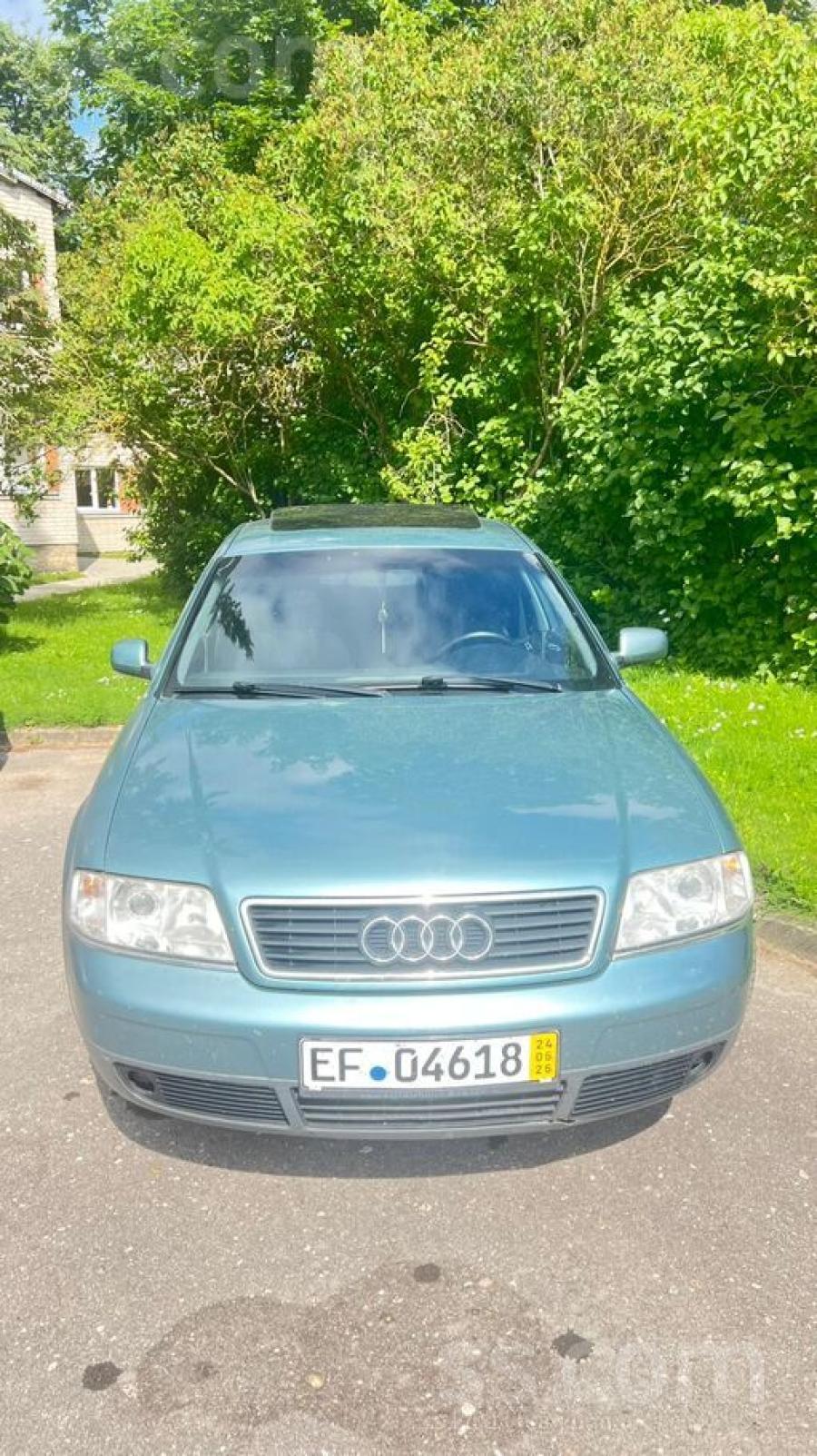 Zaļš Audi A6 1998 Rīga, ar dzinēja tilpumu 2.40 L un nobraukumu 315 tūkst. km par 750 €, foto 6 vietnē AUTOMOTO.COM.LV