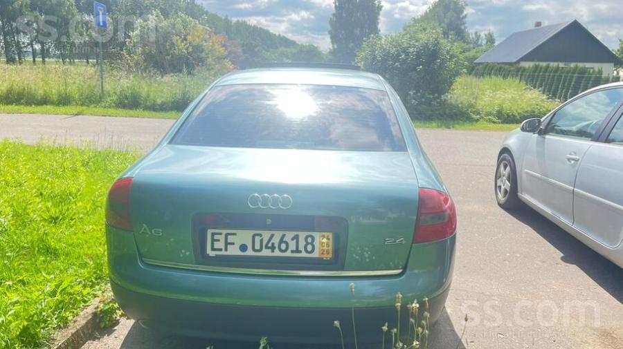Zaļš Audi A6 1998 Rīga, ar dzinēja tilpumu 2.40 L un nobraukumu 315 tūkst. km par 750 €, foto 8 vietnē AUTOMOTO.COM.LV