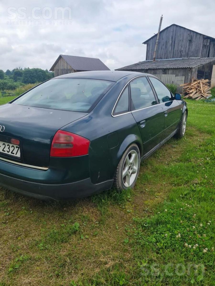 Green Audi A6 1998 in Valka, with an engine capacity of 2.40 L and mileage of 0 thousand km for 700 €, photo 4 on AUTOMOTO.COM.LV