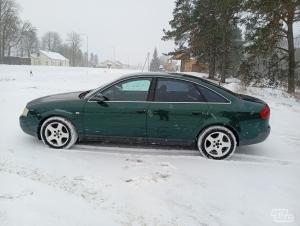 Green Audi A6 1999 in Utena, with an engine capacity of 2.40 L and mileage of 224 thousand km for 800 €, photo 4 on AUTOMOTO.COM.LV