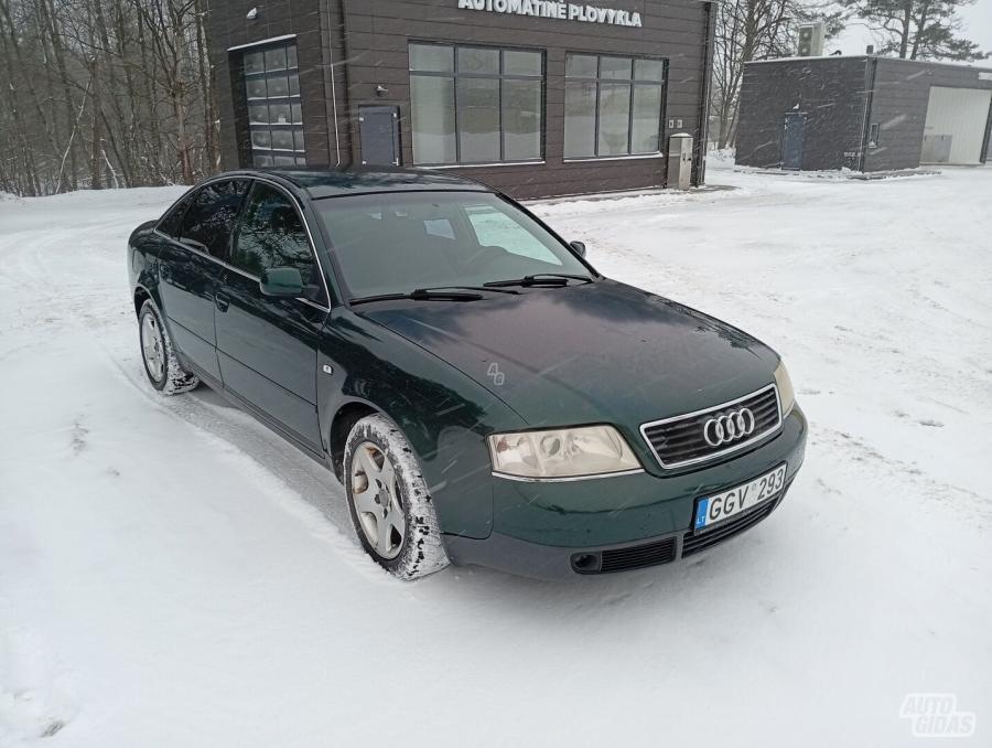 Green Audi A6 1999 in Utena, with an engine capacity of 2.40 L and mileage of 224 thousand km for 800 €, photo 5 on AUTOMOTO.COM.LV
