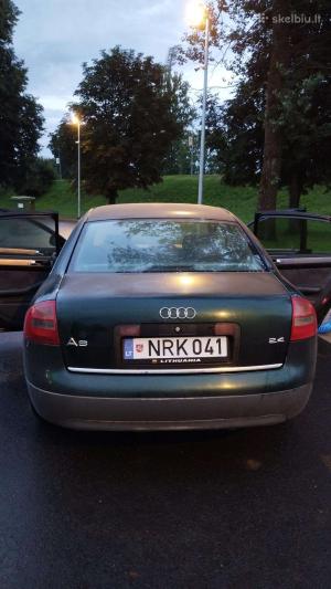 Zaļš Audi A6 1999 Kėdainiai, ar dzinēja tilpumu 2.40 L un nobraukumu 276 tūkst. km par 650 €, foto 5 vietnē AUTOMOTO.COM.LV