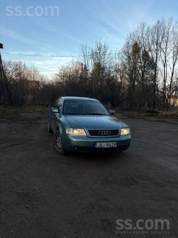 Zaļš Audi A6 2000 Saldus, ar dzinēja tilpumu 2.40 L un nobraukumu 290 tūkst. km par 1500 €, foto 1 vietnē AUTOMOTO.COM.LV