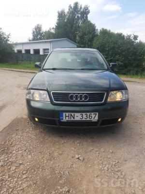 Zaļš Audi A6 2000 Ogre, ar dzinēja tilpumu 2.50 L un nobraukumu 359 tūkst. km par 1200 €, foto  vietnē AUTOMOTO.COM.LV