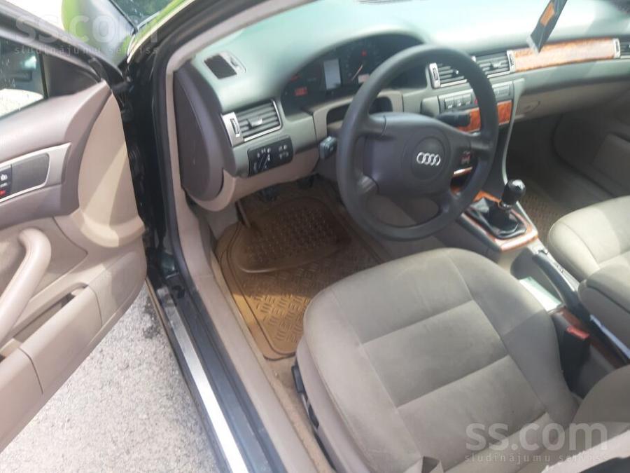 Green Audi A6 2000 in Ogre, with an engine capacity of 2.50 L and mileage of 359 thousand km for 1200 €, photo 6 on AUTOMOTO.COM.LV