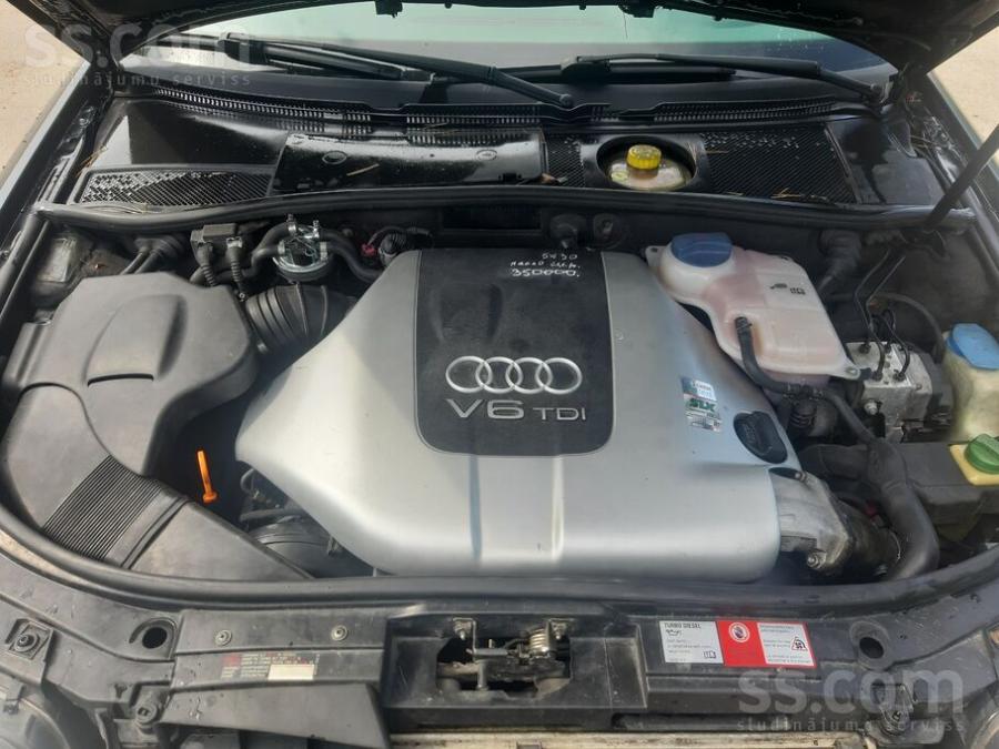 Green Audi A6 2000 in Ogre, with an engine capacity of 2.50 L and mileage of 359 thousand km for 1200 €, photo 7 on AUTOMOTO.COM.LV