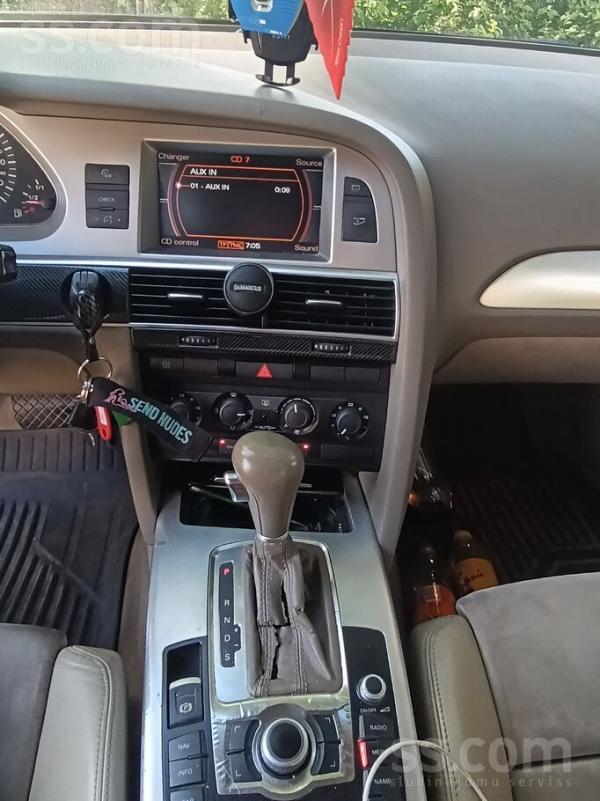 Green Audi A6 2007 in Limbazi, with an engine capacity of 2.70 L and mileage of 395 thousand km for 2500 €, photo 8 on AUTOMOTO.COM.LV