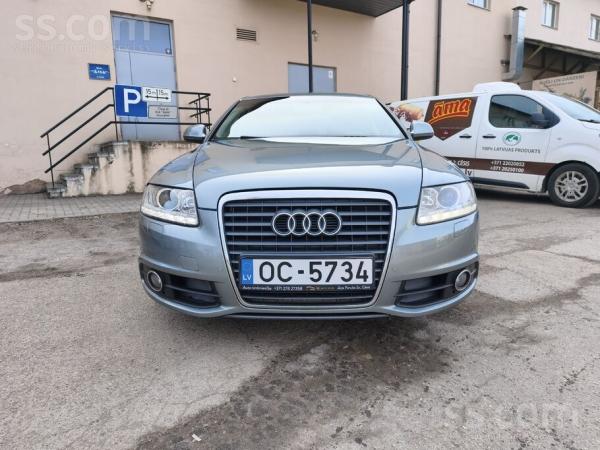 Green Audi A6 2008 in Cesis, with an engine capacity of 2.00 L and mileage of 0 thousand km for 6950 €, photo 2 on AUTOMOTO.COM.LV