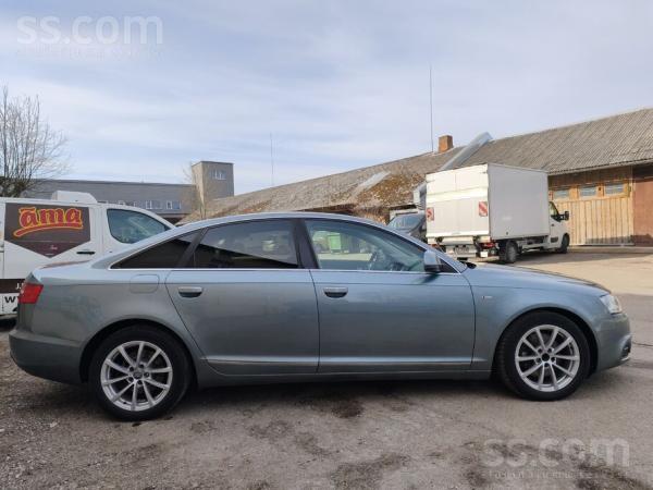 Green Audi A6 2008 in Cesis, with an engine capacity of 2.00 L and mileage of 0 thousand km for 6950 €, photo 4 on AUTOMOTO.COM.LV