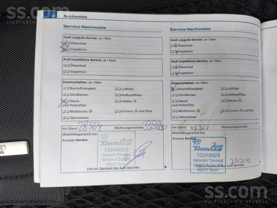 Zaļš Audi A6 2008 Cēsis, ar dzinēja tilpumu 2.00 L un nobraukumu 0 tūkst. km par 6950 €, foto 30 vietnē AUTOMOTO.COM.LV