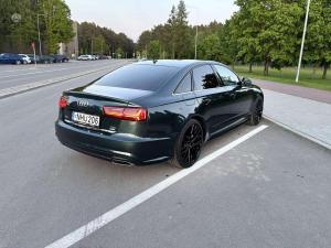 Green Audi A6 2018 in Vilnius, with an engine capacity of 1.97 L and mileage of 134 thousand km for 17999 €, photo 6 on AUTOMOTO.COM.LV