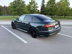 Green Audi A6 2018 in Vilnius, with an engine capacity of 1.97 L and mileage of 134 thousand km for 17999 €, photo 8 on AUTOMOTO.COM.LV