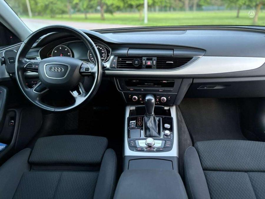 Green Audi A6 2018 in Vilnius, with an engine capacity of 1.97 L and mileage of 134 thousand km for 17999 €, photo 9 on AUTOMOTO.COM.LV