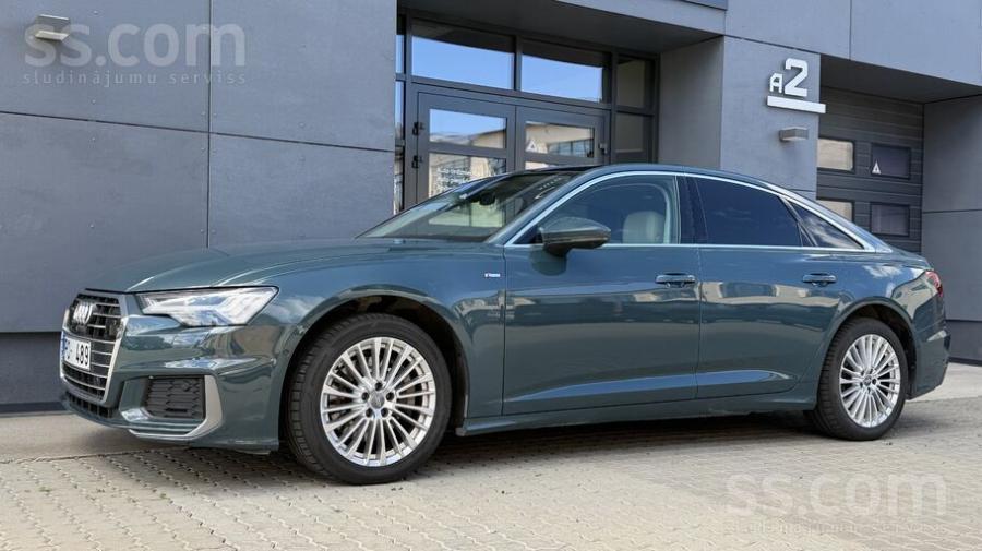 Green Audi A6 2020 in Riga, with an engine capacity of 2.00 L and mileage of 140 thousand km for 27000 €, photo 5 on AUTOMOTO.COM.LV