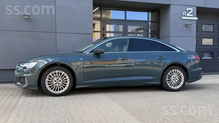 Green Audi A6 2020 in Riga, with an engine capacity of 2.00 L and mileage of 140 thousand km for 27000 €, photo 6 on AUTOMOTO.COM.LV