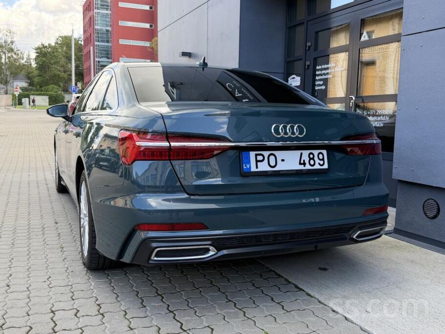 Green Audi A6 2020 in Riga, with an engine capacity of 2.00 L and mileage of 140 thousand km for 27000 €, photo 9 on AUTOMOTO.COM.LV