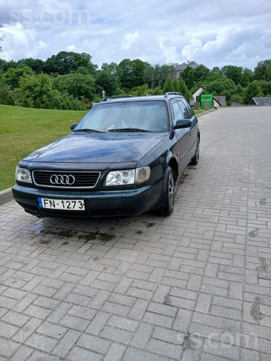 Green Audi A6 1995 in Rezekne, with an engine capacity of 2.50 L and mileage of 527 thousand km for 1200 €, photo 1 on AUTOMOTO.COM.LV
