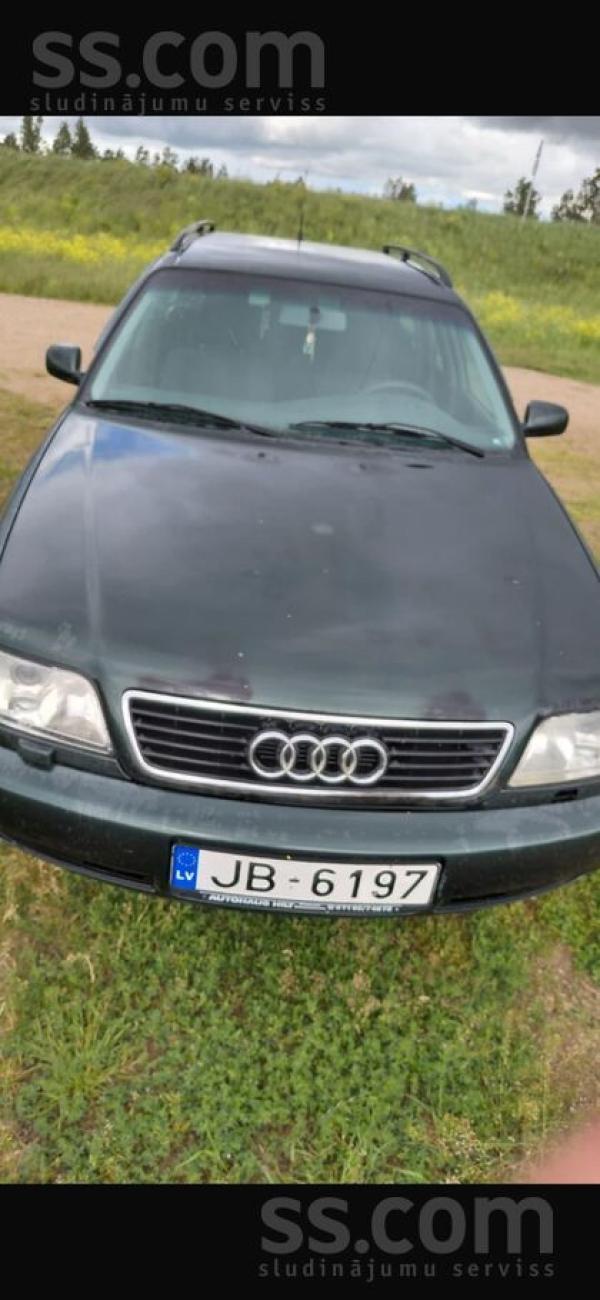 Green Audi A6 1995 in Daugavpils, with an engine capacity of 2.00 L and mileage of 298 thousand km for 850 €, photo 1 on AUTOMOTO.COM.LV