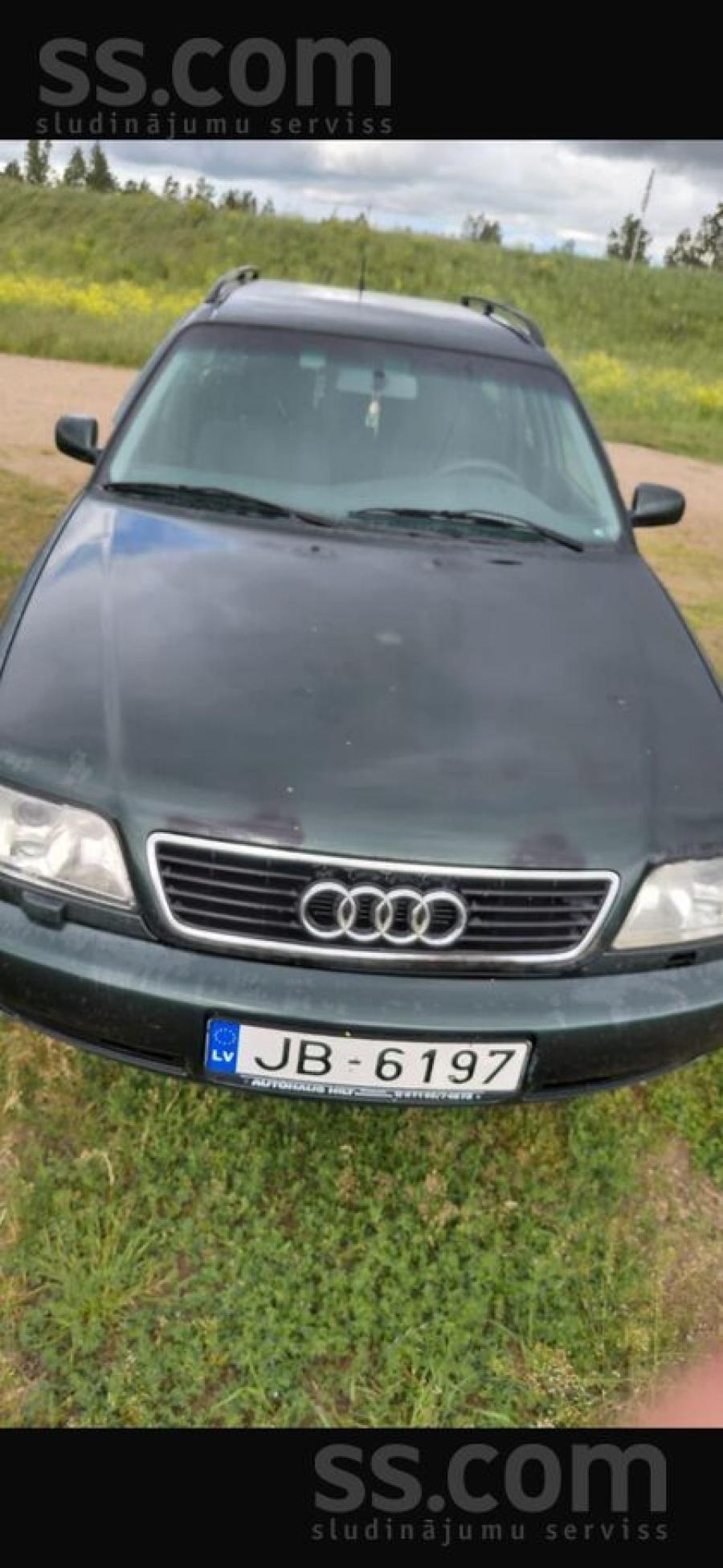 Green Audi A6 1995 in Daugavpils, with an engine capacity of 2.00 L and mileage of 298 thousand km for 850 €, photo 1 on AUTOMOTO.COM.LV