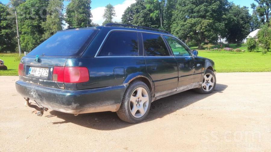 Zaļš Audi A6 1995 Rīga, ar dzinēja tilpumu 2.50 L un nobraukumu 500 tūkst. km par 2450 €, foto 4 vietnē AUTOMOTO.COM.LV