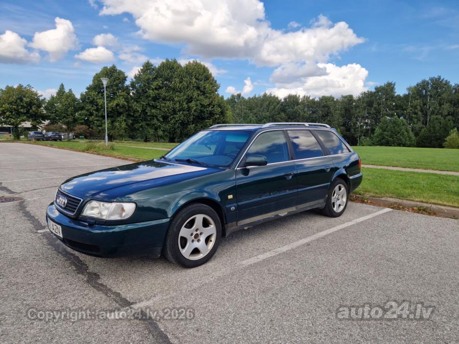 Green Audi A6 1995 in Tallinn, with an engine capacity of 2.50 L and mileage of 577 thousand km for 1400 €, photo 6 on AUTOMOTO.COM.LV