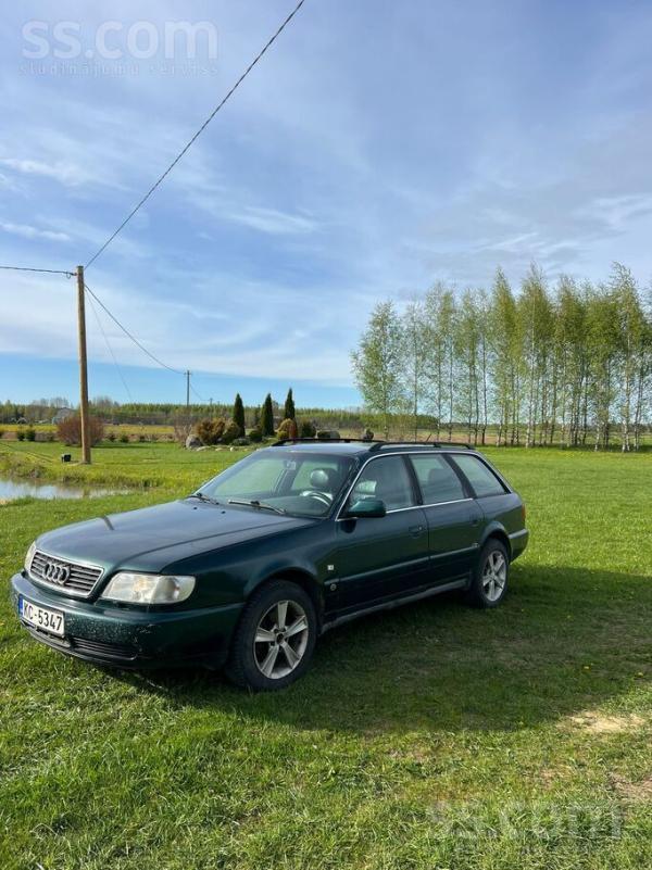 Green Audi A6 1996 in Kuldiga, with an engine capacity of 2.50 L and mileage of 513 thousand km for 1800 €, photo 1 on AUTOMOTO.COM.LV