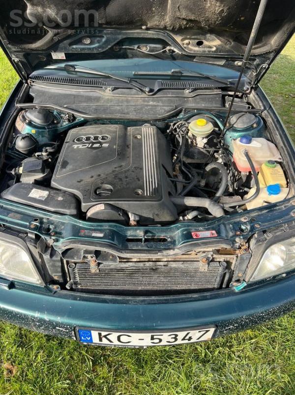 Green Audi A6 1996 in Kuldiga, with an engine capacity of 2.50 L and mileage of 513 thousand km for 1800 €, photo 6 on AUTOMOTO.COM.LV