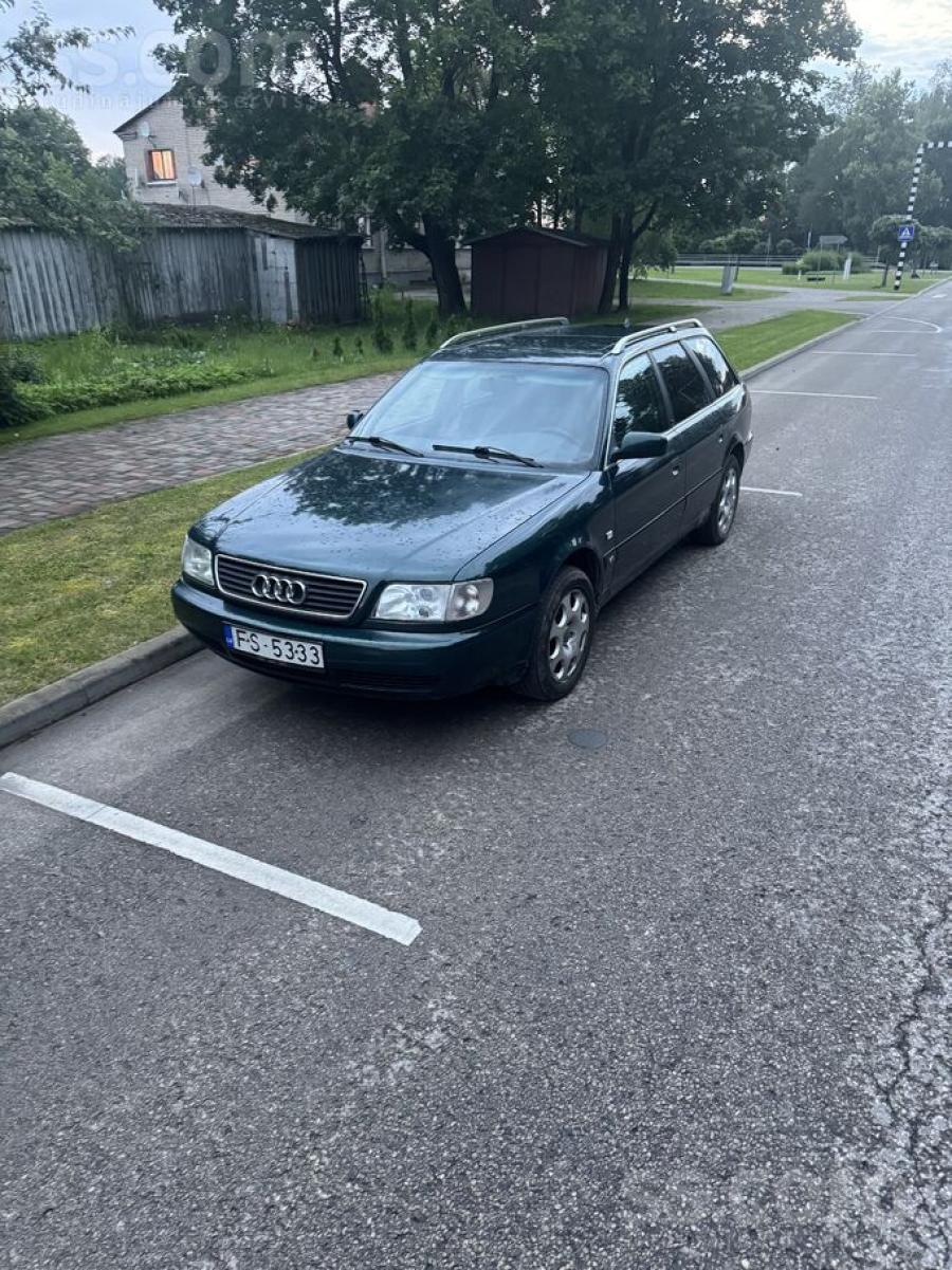 Green Audi A6 1996 in Preili, with an engine capacity of 2.50 L and mileage of 382 thousand km for 1100 €, photo 3 on AUTOMOTO.COM.LV