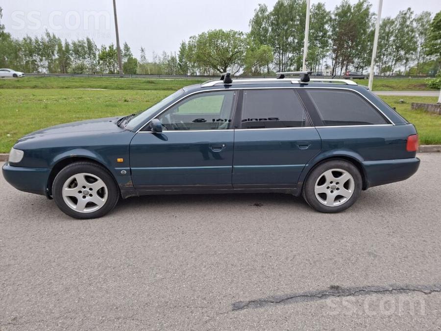 Green Audi A6 1996 in Riga, with an engine capacity of 2.50 L and mileage of 530 thousand km for 1200 €, photo 1 on AUTOMOTO.COM.LV