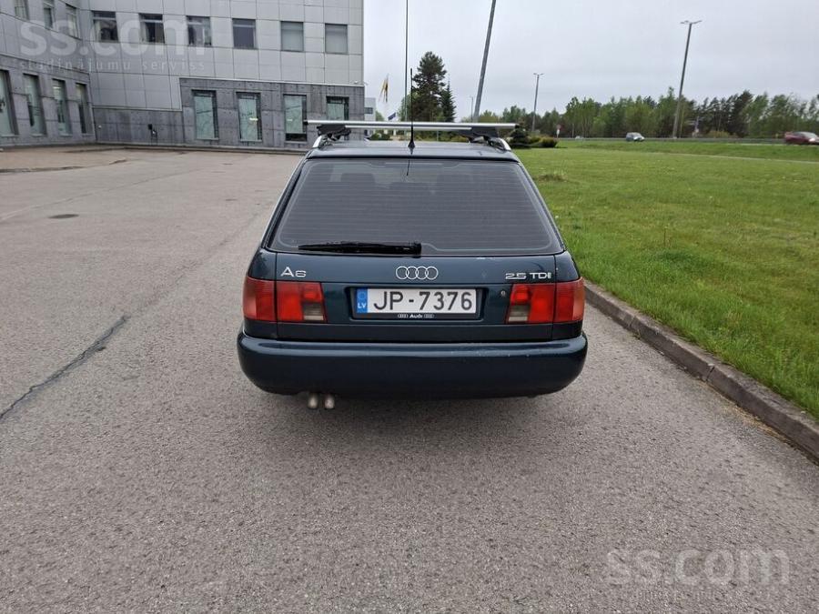 Green Audi A6 1996 in Riga, with an engine capacity of 2.50 L and mileage of 530 thousand km for 1200 €, photo 3 on AUTOMOTO.COM.LV