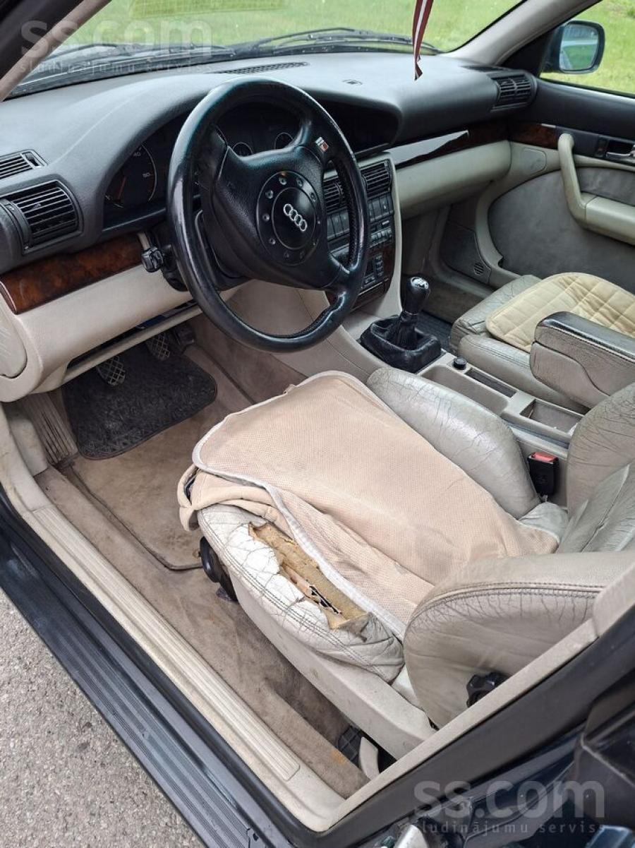 Green Audi A6 1996 in Riga, with an engine capacity of 2.50 L and mileage of 530 thousand km for 1200 €, photo 9 on AUTOMOTO.COM.LV