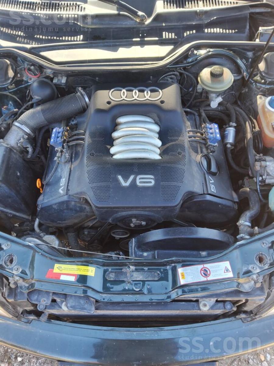 Green Audi A6 1996 in Daugavpils, with an engine capacity of 2.80 L and mileage of 465 thousand km for 1000 €, photo 3 on AUTOMOTO.COM.LV