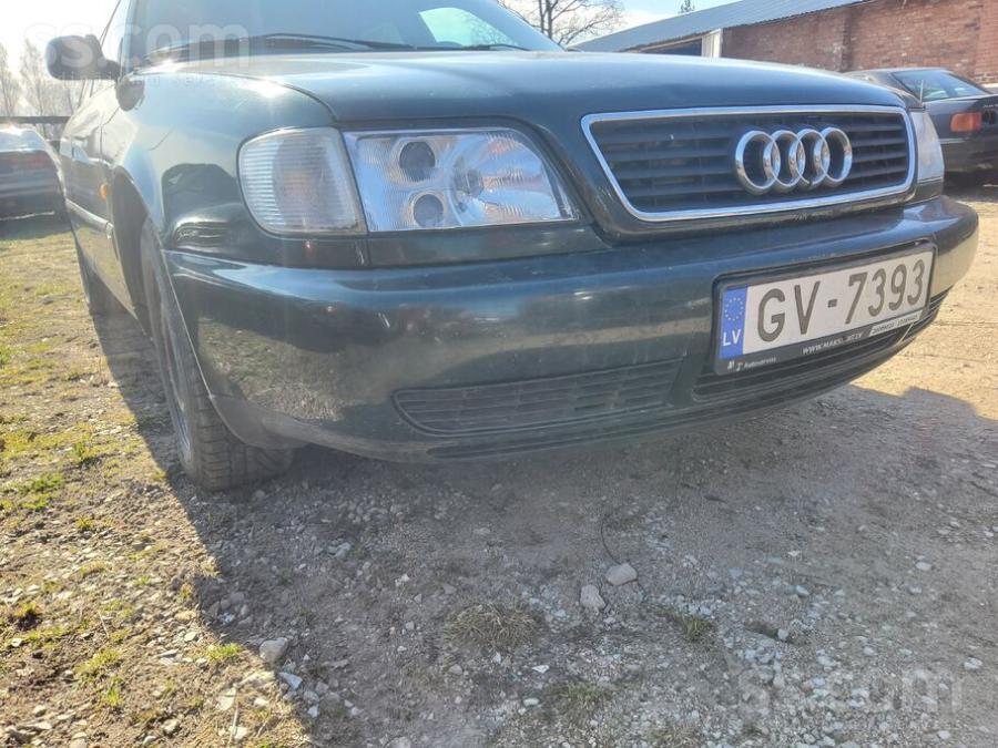 Green Audi A6 1996 in Daugavpils, with an engine capacity of 2.80 L and mileage of 465 thousand km for 1000 €, photo 12 on AUTOMOTO.COM.LV
