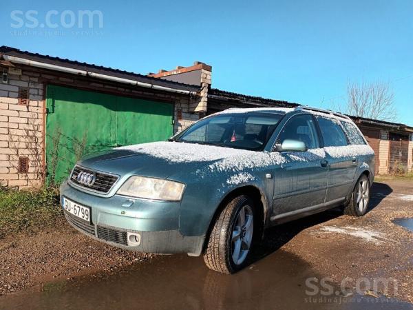 Green Audi A6 1998 in Limbazi, with an engine capacity of 1.80 L and mileage of 360 thousand km for 998 €, photo 2 on AUTOMOTO.COM.LV