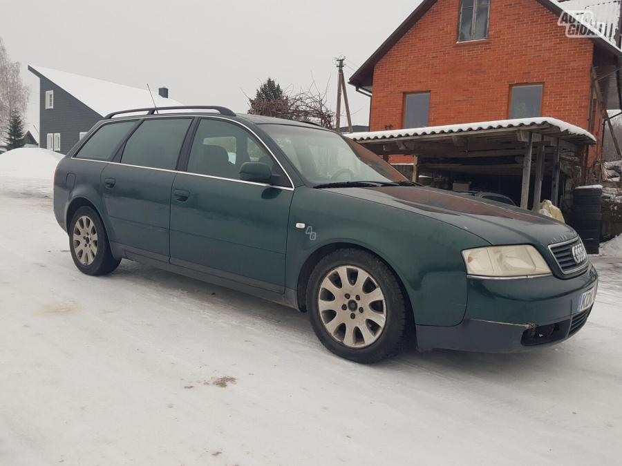 Green Audi A6 1998 in Vilnius, with an engine capacity of 2.40 L and mileage of 300 thousand km for 450 €, photo 1 on AUTOMOTO.COM.LV