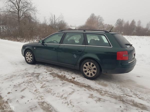 Green Audi A6 1998 in Vilnius, with an engine capacity of 2.40 L and mileage of 300 thousand km for 450 €, photo 4 on AUTOMOTO.COM.LV