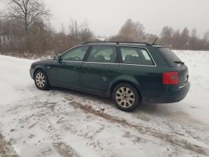 Green Audi A6 1998 in Vilnius, with an engine capacity of 2.40 L and mileage of 300 thousand km for 450 €, photo 4 on AUTOMOTO.COM.LV