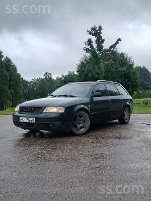 Green Audi A6 1999 in Cesis, with an engine capacity of 1.90 L and mileage of 530 thousand km for 1000 €, photo 3 on AUTOMOTO.COM.LV