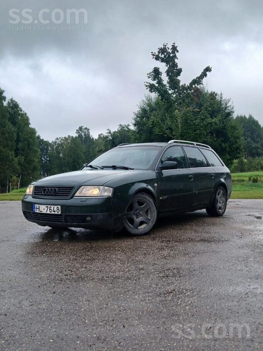 Green Audi A6 1999 in Cesis, with an engine capacity of 1.90 L and mileage of 530 thousand km for 1000 €, photo 3 on AUTOMOTO.COM.LV