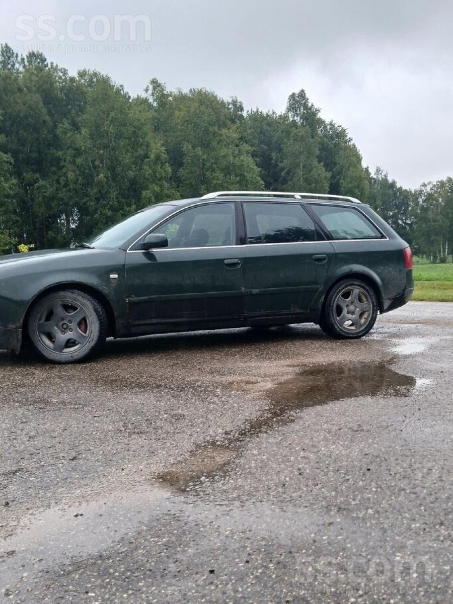 Green Audi A6 1999 in Cesis, with an engine capacity of 1.90 L and mileage of 530 thousand km for 1000 €, photo 4 on AUTOMOTO.COM.LV