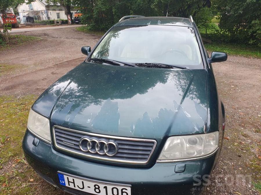 Zaļš Audi A6 1999 Saldus, ar dzinēja tilpumu 2.80 L un nobraukumu 301 tūkst. km par 800 €, foto 1 vietnē AUTOMOTO.COM.LV