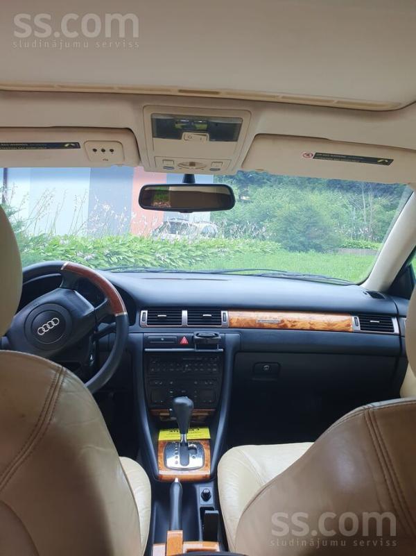 Green Audi A6 1999 in Saldus, with an engine capacity of 2.80 L and mileage of 301 thousand km for 800 €, photo 5 on AUTOMOTO.COM.LV