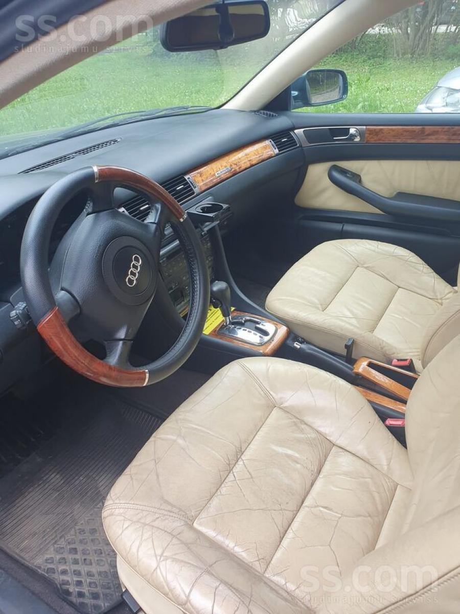 Zaļš Audi A6 1999 Saldus, ar dzinēja tilpumu 2.80 L un nobraukumu 301 tūkst. km par 800 €, foto 6 vietnē AUTOMOTO.COM.LV