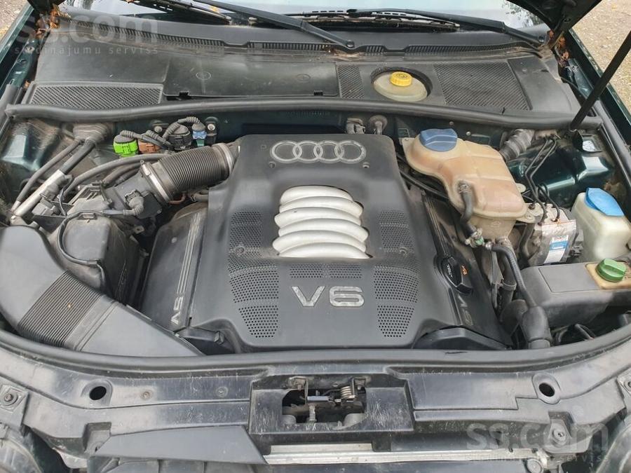 Zaļš Audi A6 1999 Saldus, ar dzinēja tilpumu 2.80 L un nobraukumu 301 tūkst. km par 800 €, foto 8 vietnē AUTOMOTO.COM.LV