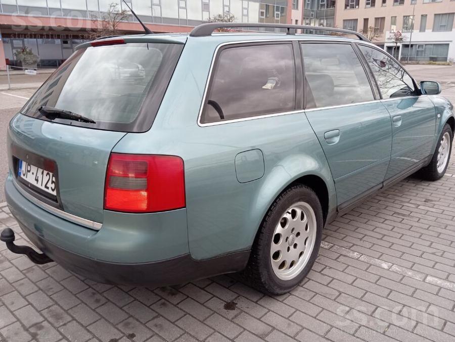 Green Audi A6 2000 in Jelgava, with an engine capacity of 1.90 L and mileage of 363 thousand km for 2450 €, photo 2 on AUTOMOTO.COM.LV