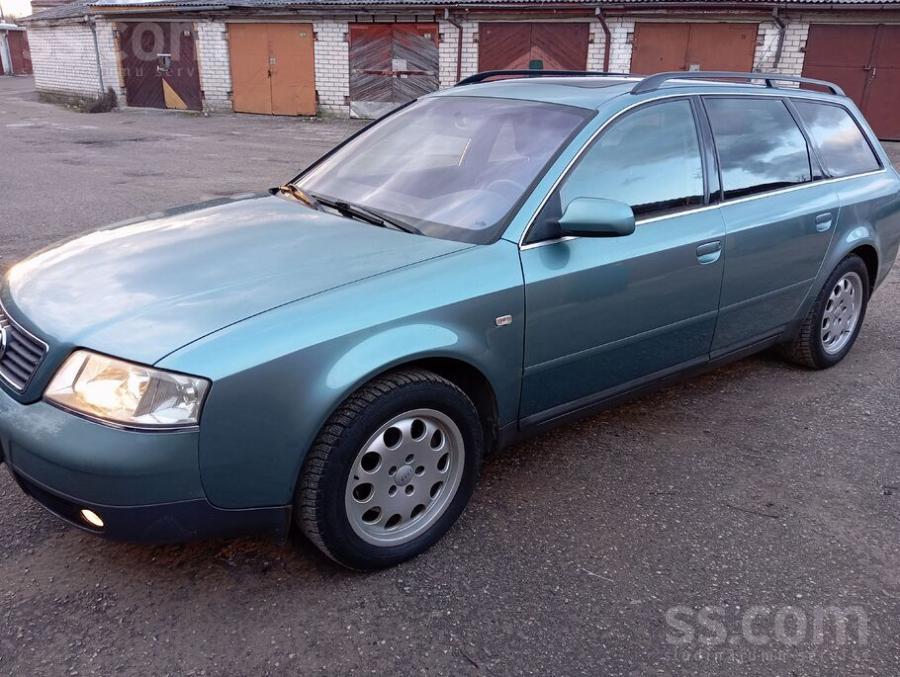 Green Audi A6 2000 in Jelgava, with an engine capacity of 1.90 L and mileage of 363 thousand km for 2450 €, photo 9 on AUTOMOTO.COM.LV