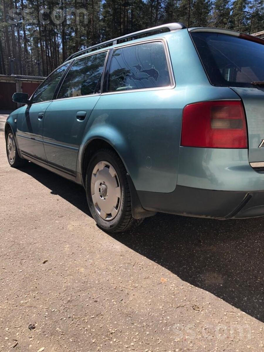 Green Audi A6 2000 in Riga, with an engine capacity of 1.90 L and mileage of 349 thousand km for 1300 €, photo 4 on AUTOMOTO.COM.LV