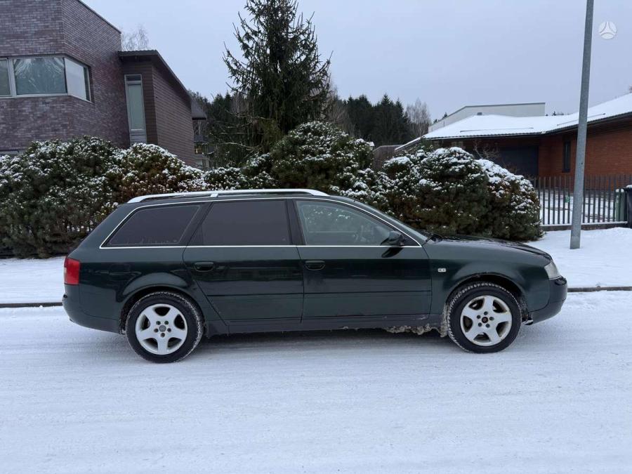 Green Audi A6 2003 in Vilnius, with an engine capacity of 1.90 L and mileage of 358 thousand km for 1650 €, photo 4 on AUTOMOTO.COM.LV